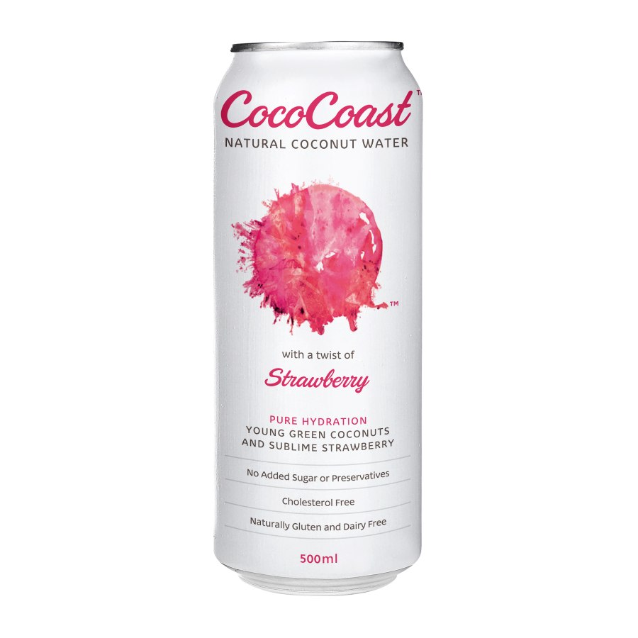 Strawberry Coconut Water | Cococoast - Australia